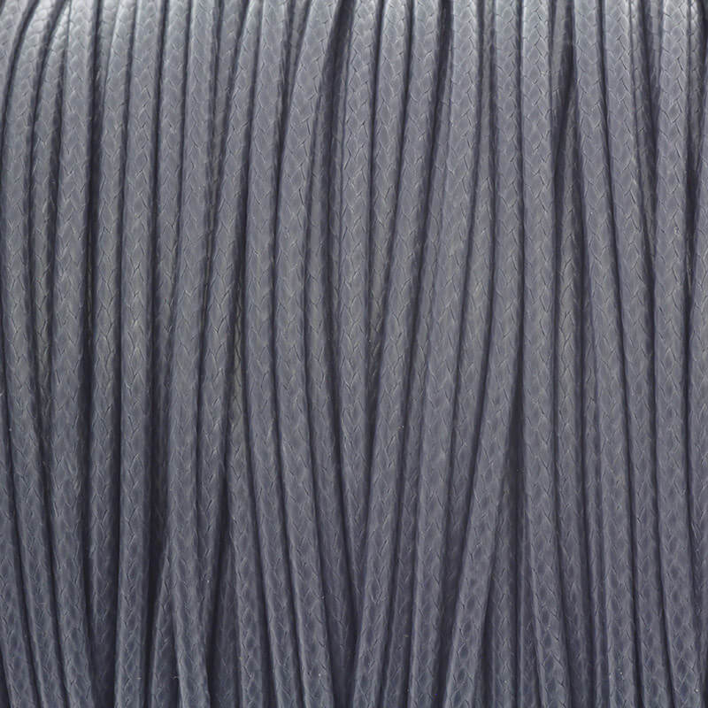 Jewelery cord 2mm warm gray polyamide 2m braid PW2MM30 - Manzuko